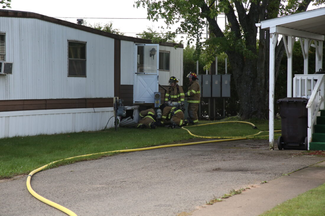 Trailer fire | News, Sports, Jobs - Daily Press